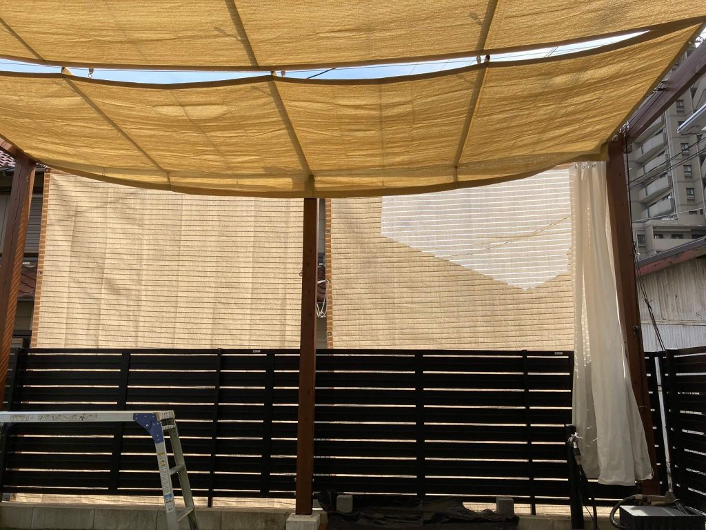 【お客様事例】フレームポーチ | ウッドデッキ材通販サイトmock re: