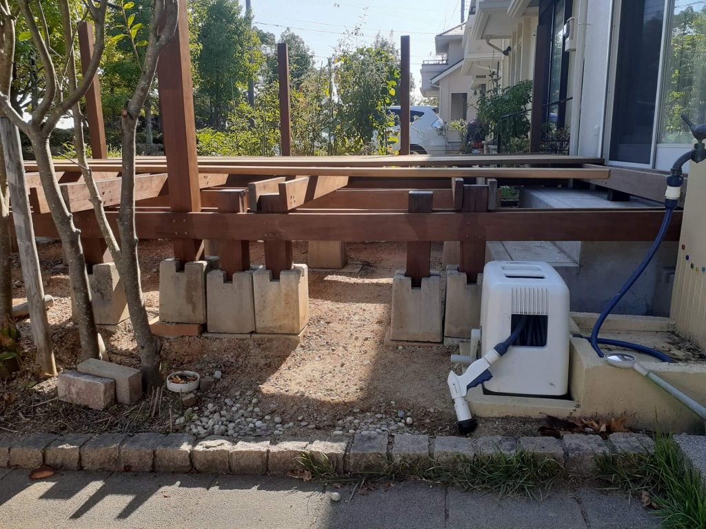 【お客様事例】ウッドデッキ | ウッドデッキ材通販サイトmock re: