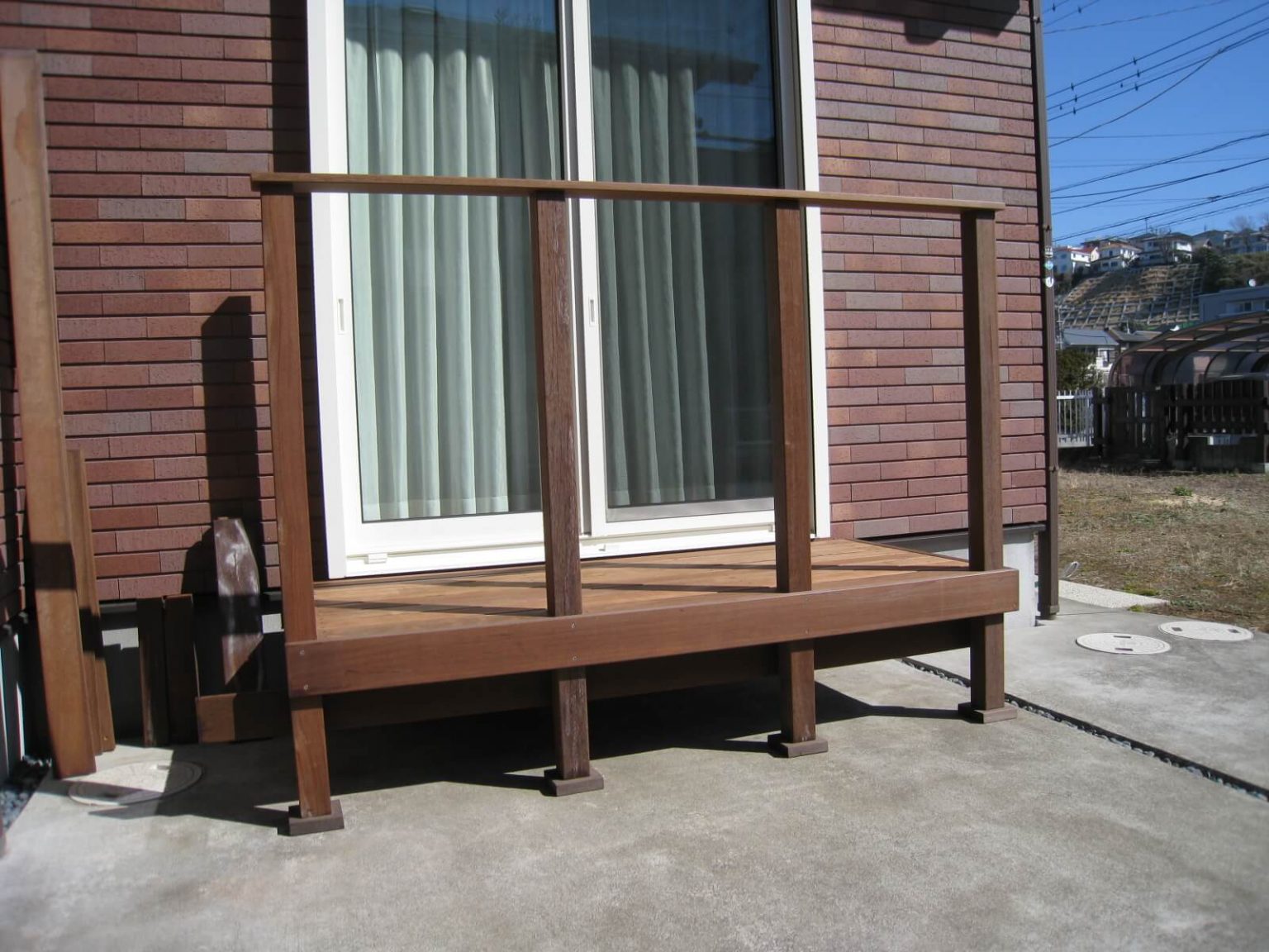 【お客様事例】ウッドデッキ | ウッドデッキ材通販サイトmock re: