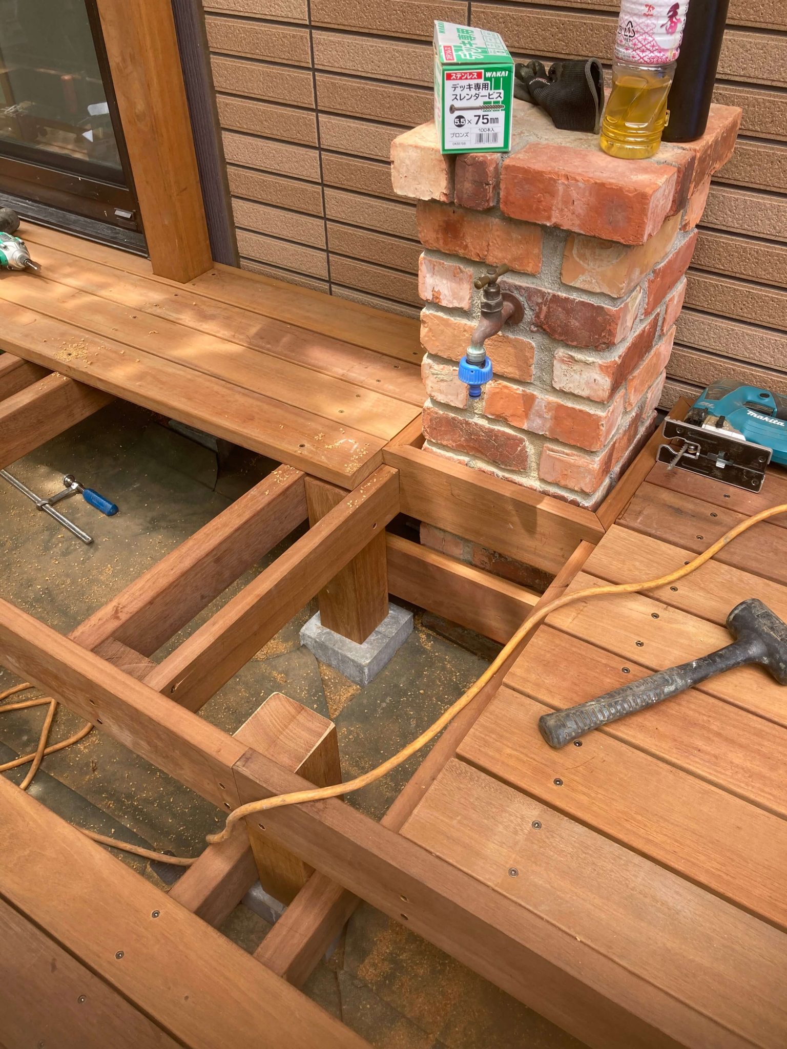 【お客様事例】ウッドデッキ | ウッドデッキ材通販サイトmock re: